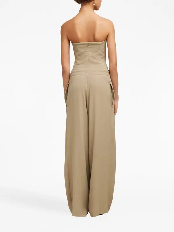 Ami Strapless Jumpsuit - Neutrals
