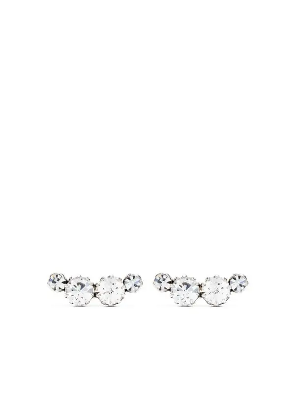 Isabel Marant Étoile Crystal Embellished Earrings - Silver
