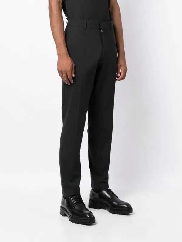 BOSS Slim-cut Mid-rise Trousers - Black