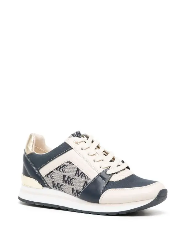 Michael Kors Billie Monogram Sneakers - Neutrals