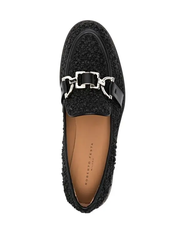 Roberto Festa Boucle-texture Loafers