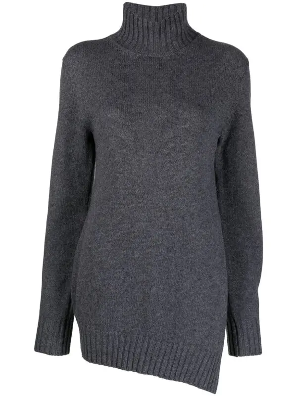 JIL SANDER Waffle-knit Asymmetric Jumper
