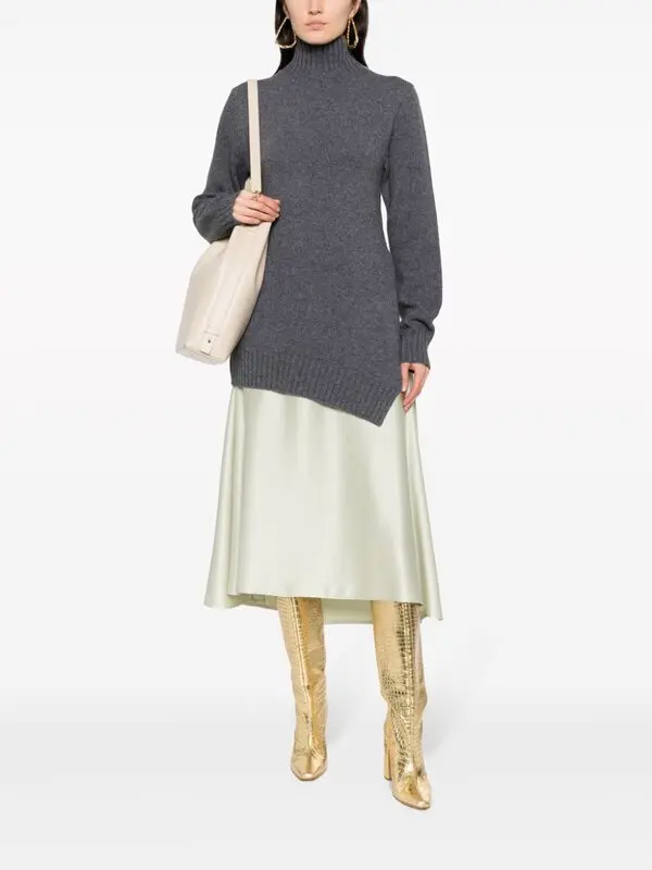JIL SANDER Waffle-knit Asymmetric Jumper