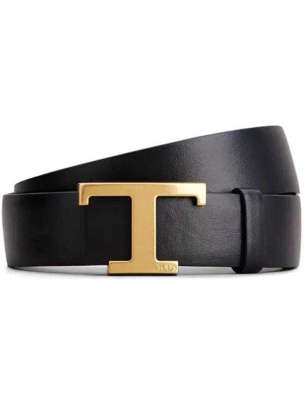 TOD'S T-timeless Leather Belt - Black