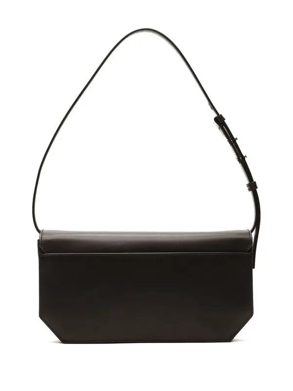 Bally Emblem Leather Shoulder Bag