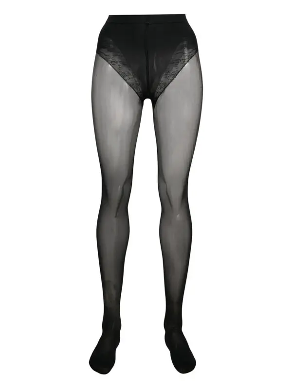 Wolford Tummy 20 Control Top Tights - Black