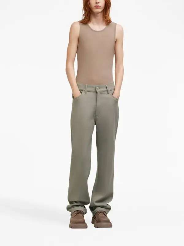 Ami Wool Straight-leg Trousers