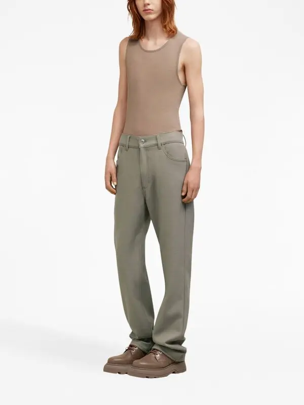 Ami Wool Straight-leg Trousers