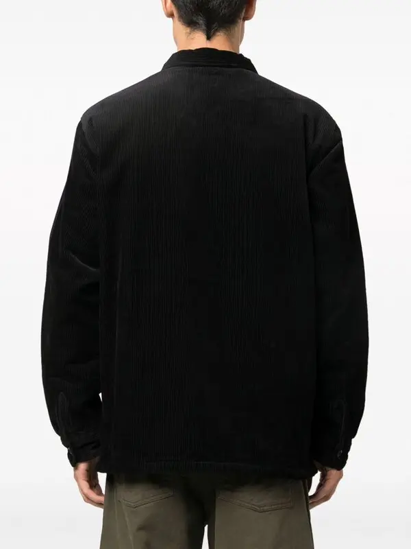 Carhartt Work In Progress Logo-patch Cotton Shirt Jacket - Black
