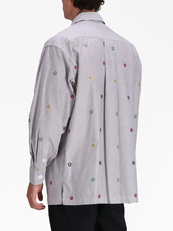 Kenzo Flower-print Cotton Shirt