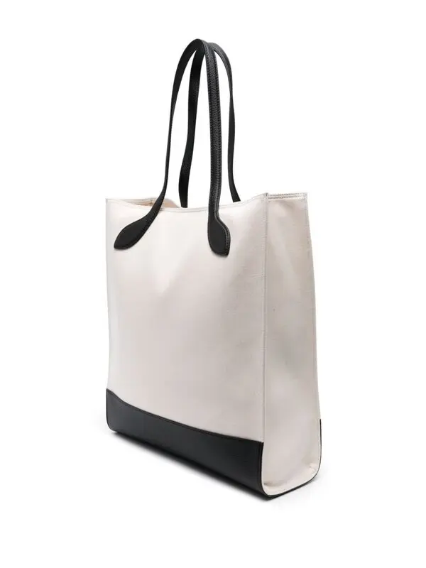 Bally Logo Print Tote Bag - Neutrals