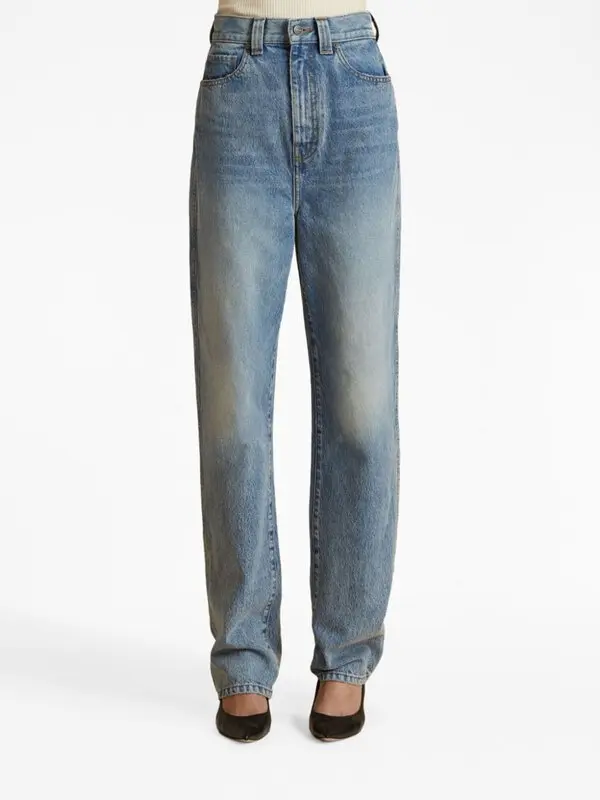 Khaite Albi High-rise Tapered Jeans