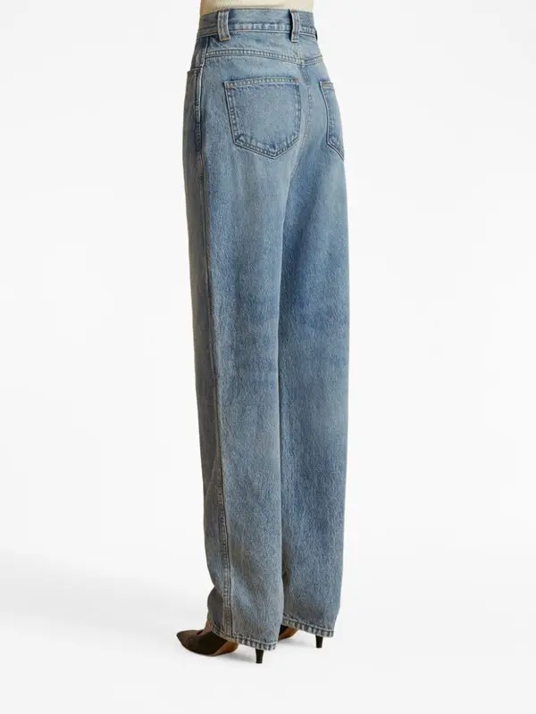 Khaite Albi High-rise Tapered Jeans