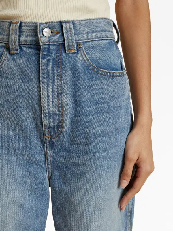 Khaite Albi High-rise Tapered Jeans