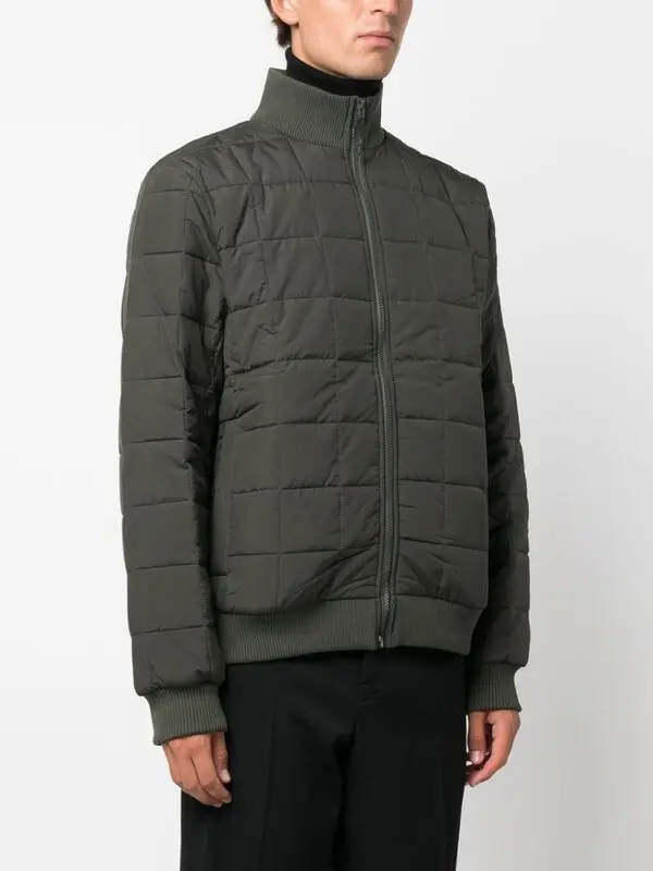 Rains Liner High-neck Quilted Jacket