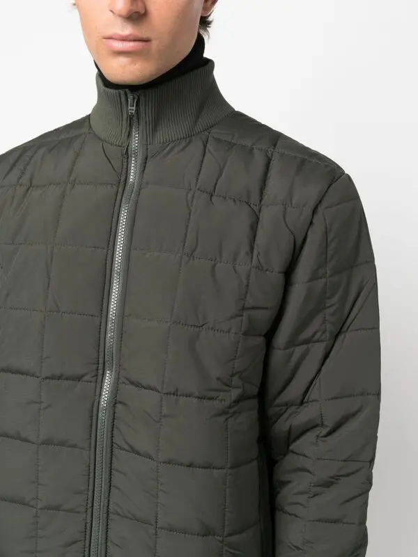 Rains Liner High-neck Quilted Jacket
