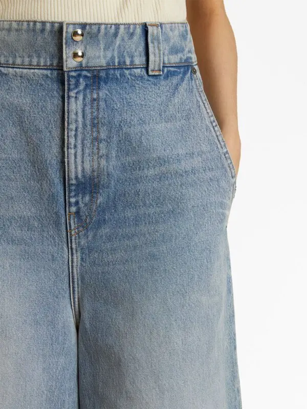 Khaite Isla High-rise Wide-leg Jeans