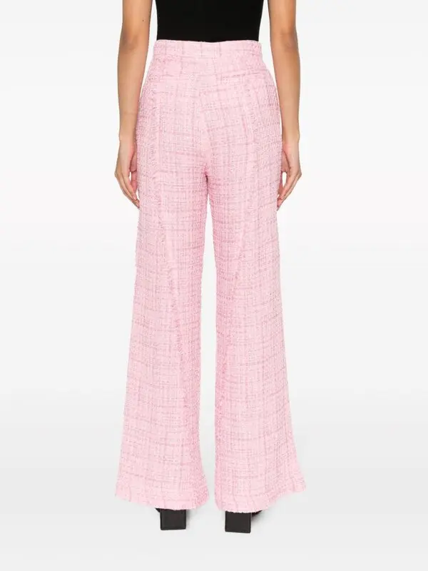 Gcds Tweed Tailored Trousers - Pink