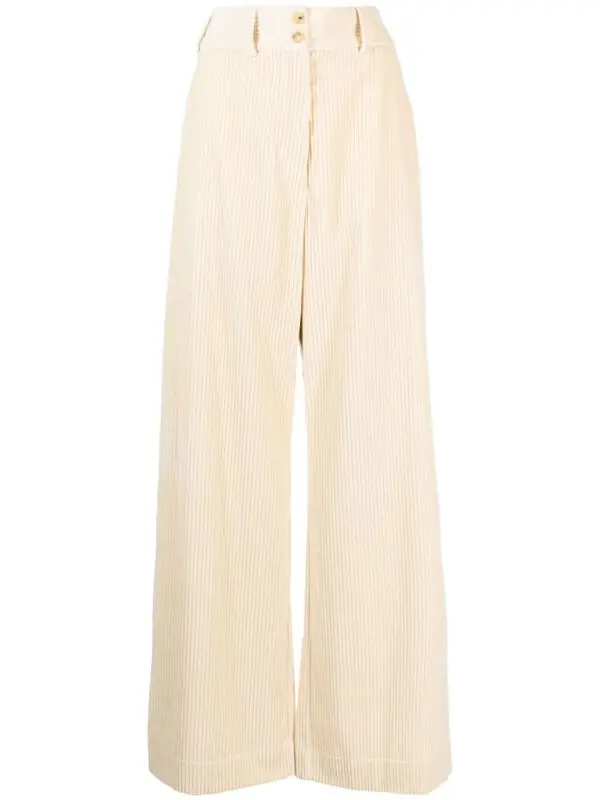 Etro Corduroy Wide-leg Trousers