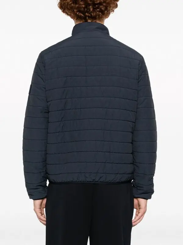 Tommy Hilfiger Logo-embroidered Padded Jacket - Blue