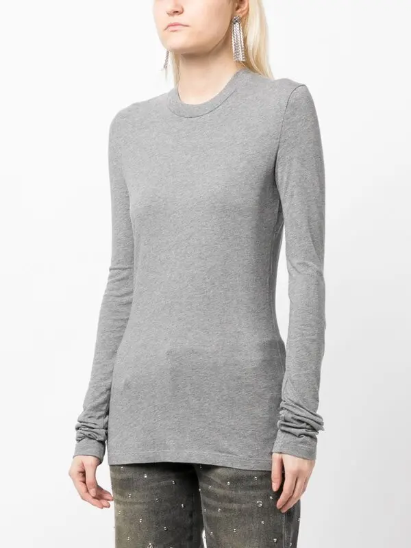 Off-White Diag-stripe Long-sleeve T-shirt - Grey