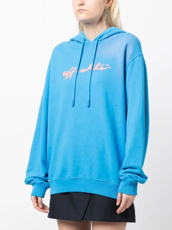 Off-White Logo-print Cotton Hoodie