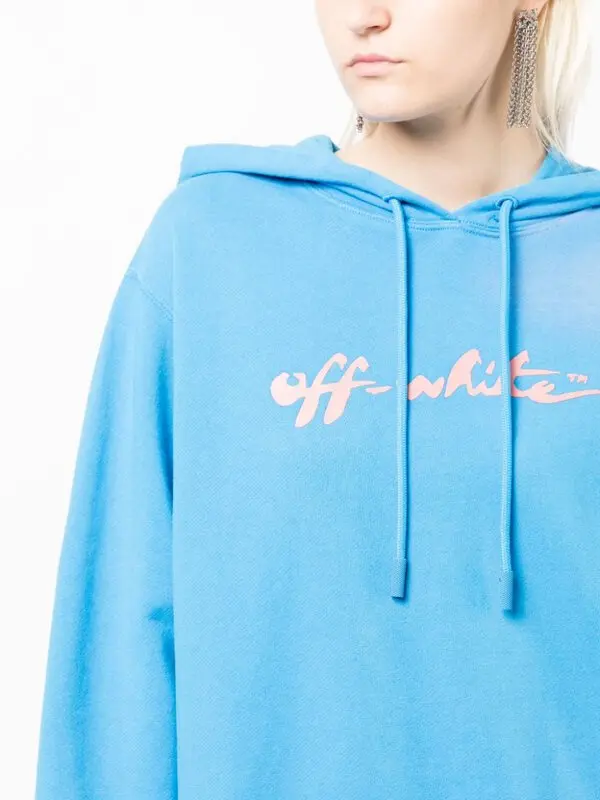 Off-White Logo-print Cotton Hoodie