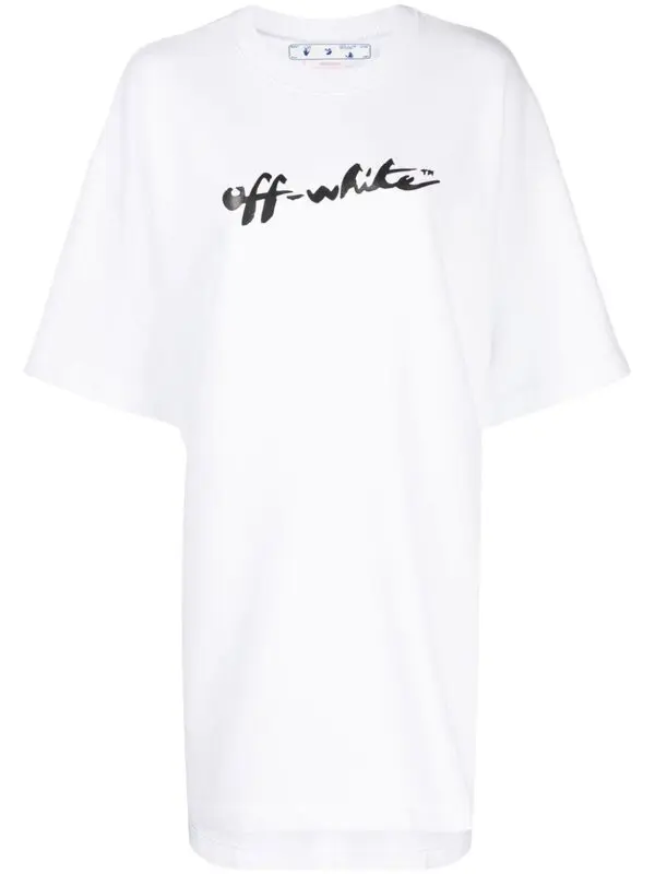 Off-White Logo-print T-shirt Dress