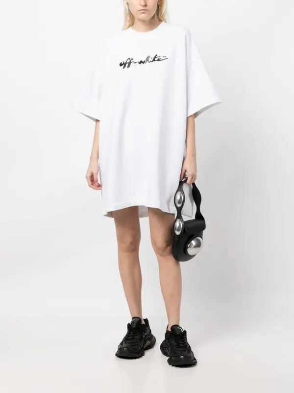 Off-White Logo-print T-shirt Dress
