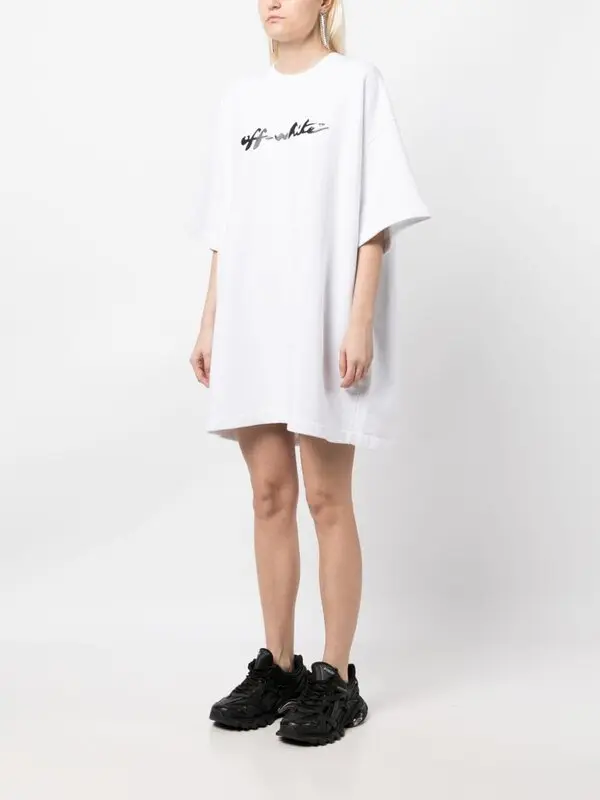 Off-White Logo-print T-shirt Dress
