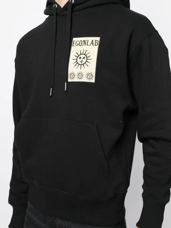 EGONLAB Logo-patch Cotton Hoodie