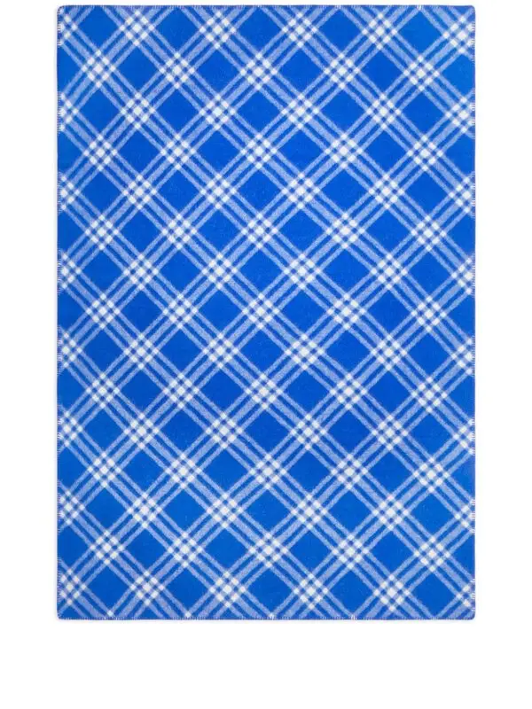 Burberry Check-print Wool Blanket