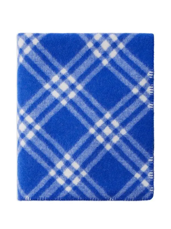 Burberry Check-print Wool Blanket