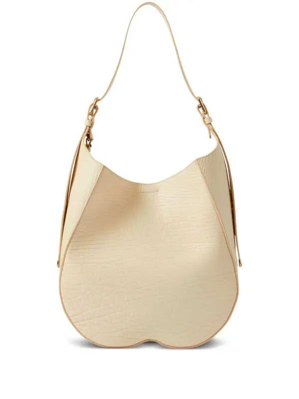 Burberry Leather Shoulder Bag - Neutrals