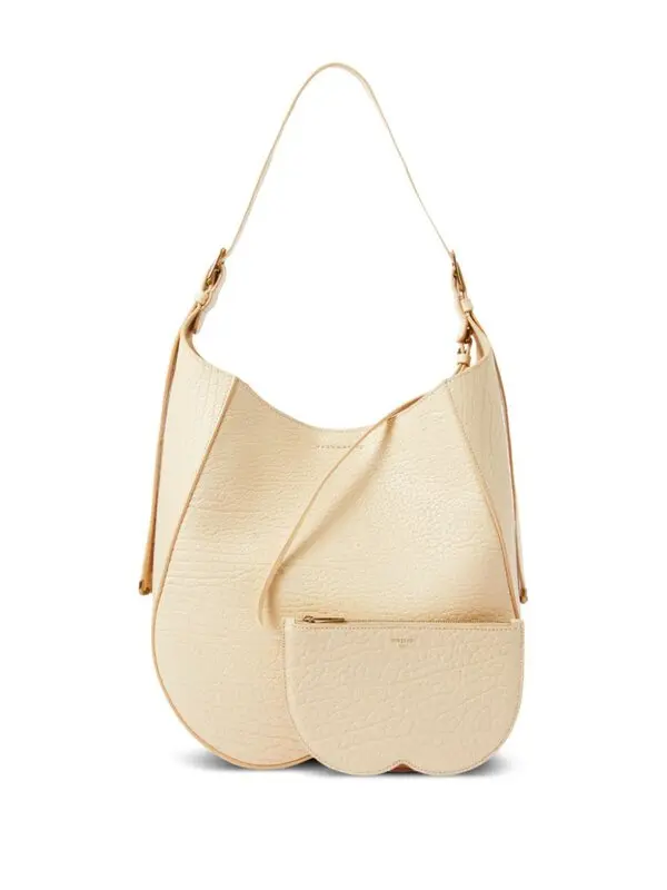 Burberry Leather Shoulder Bag - Neutrals