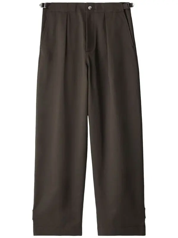 Burberry Straight-leg Cotton Trousers