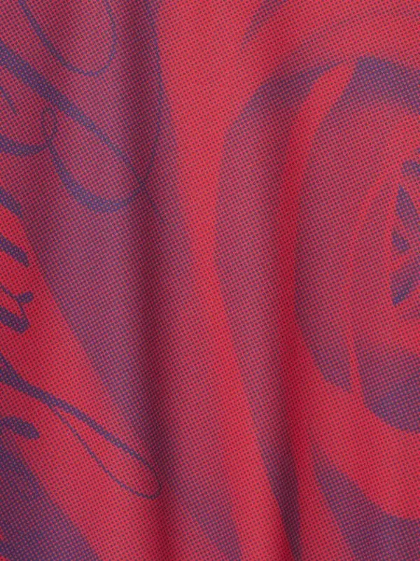 Burberry Rose-print Crew-neck T-shirt