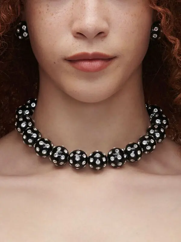Marc Jacobs Crystal Embellished Choker