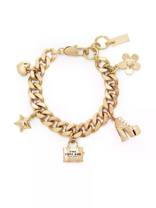Marc Jacobs Mini Icon Charm Bracelet - Gold