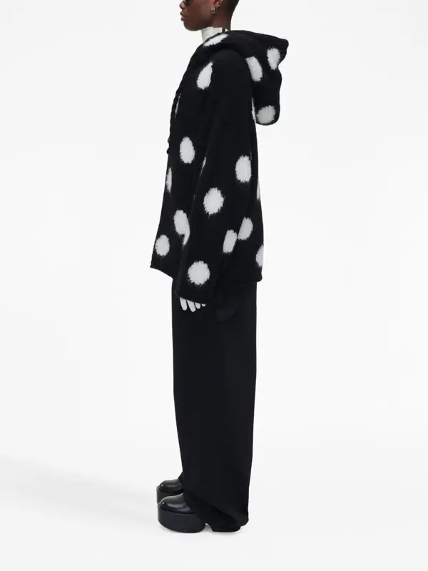 Marc Jacobs Brushed Spots Knit Hoodie