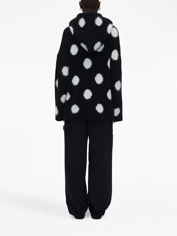 Marc Jacobs Brushed Spots Knit Hoodie