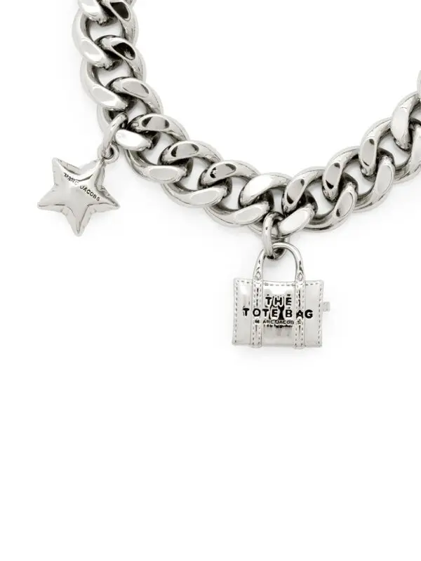 Marc Jacobs Mini Icon Charm Bracelet - Silver