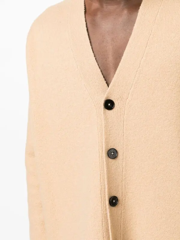 JIL SANDER V-neck Wool Cardigan