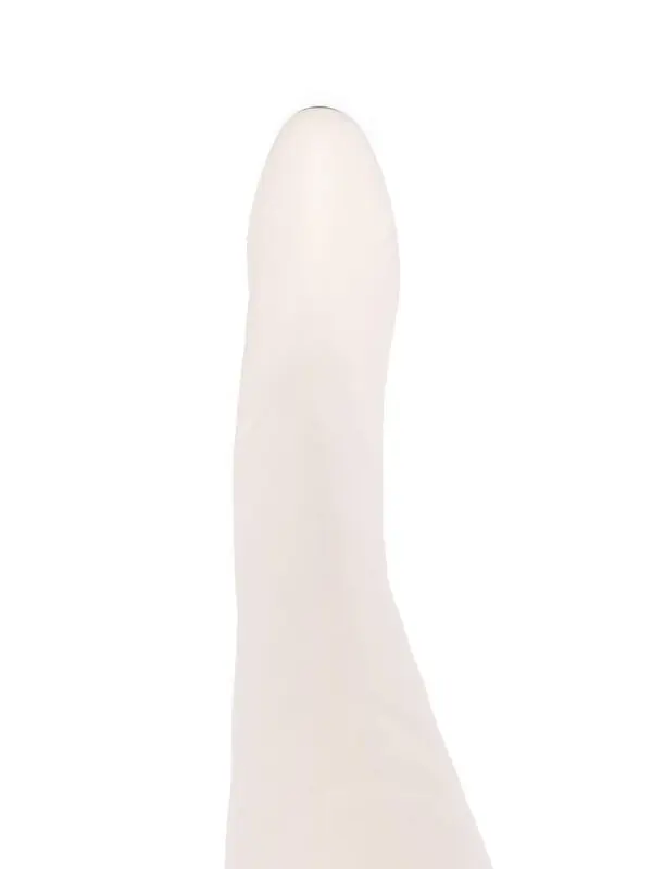 MAISON SKORPIOS 50mm Knee-high Leather Boots