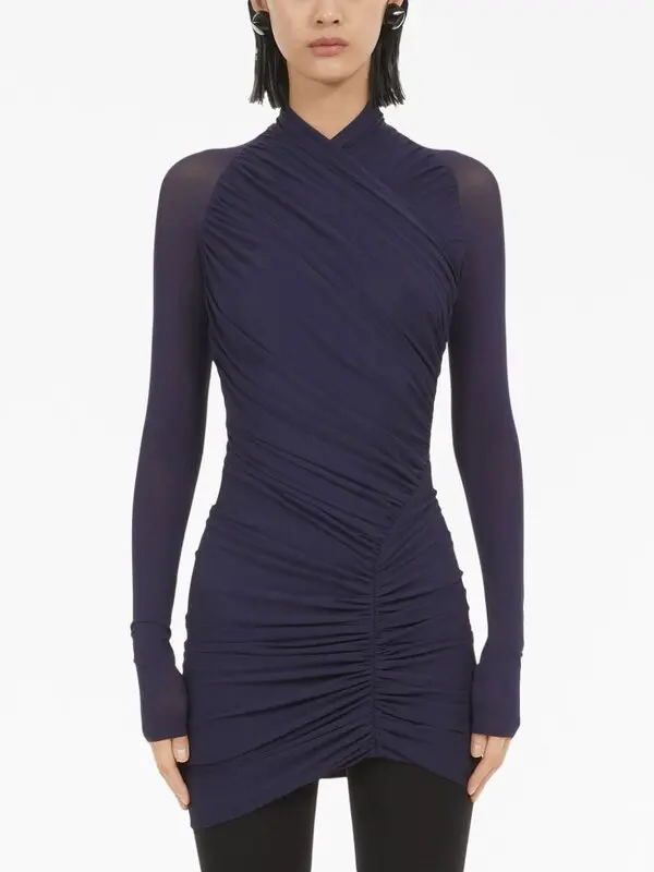 FERRAGAMO Ruched Minidress