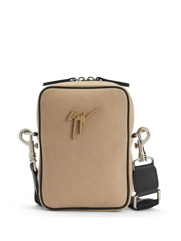 GIUSEPPE ZANOTTI Thoby Logo-plaque Bag - Neutrals