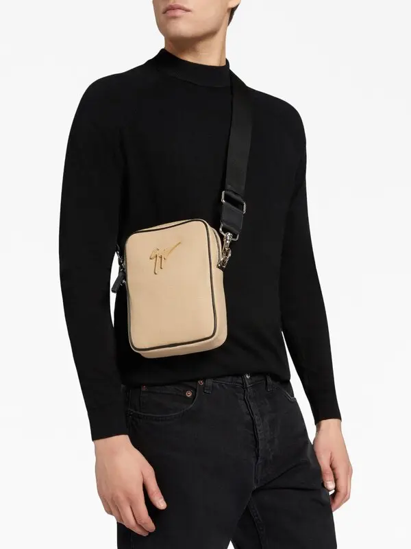 GIUSEPPE ZANOTTI Thoby Logo-plaque Bag