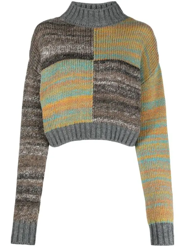 DESTREE Damien Melange Knit Jumper - Grey