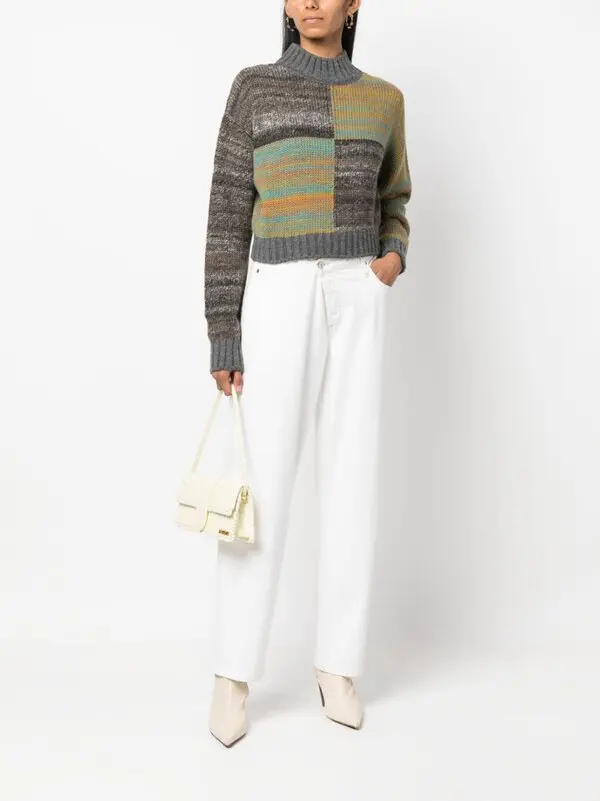 DESTREE Damien Melange Knit Jumper - Grey