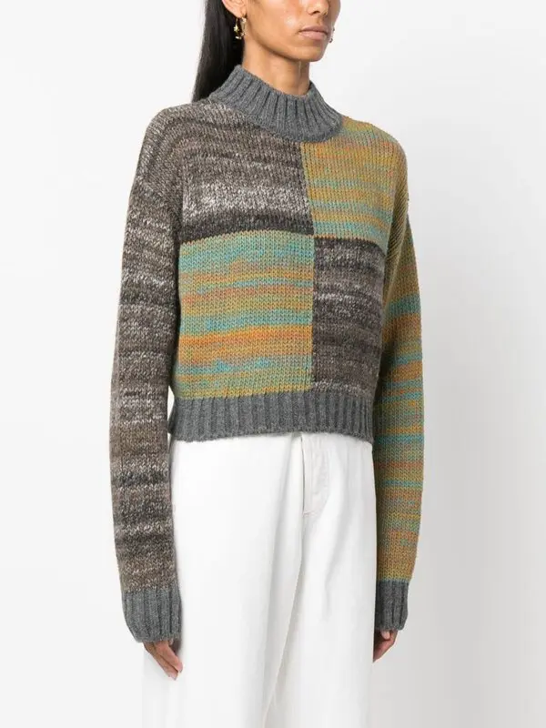 DESTREE Damien Melange Knit Jumper - Grey